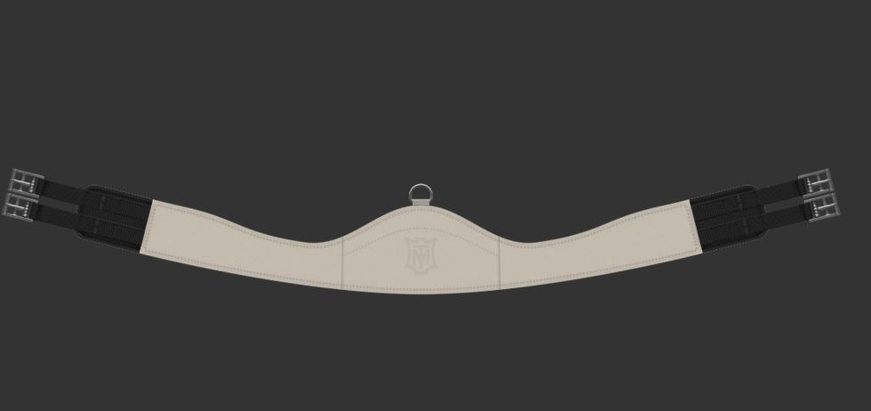 Mattès – Slim-Line base strap, long half-moon shape – Sellerie Bucéphale